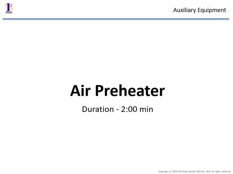 air preheater – IHI POWER SYSTEM (M) SDN BHD